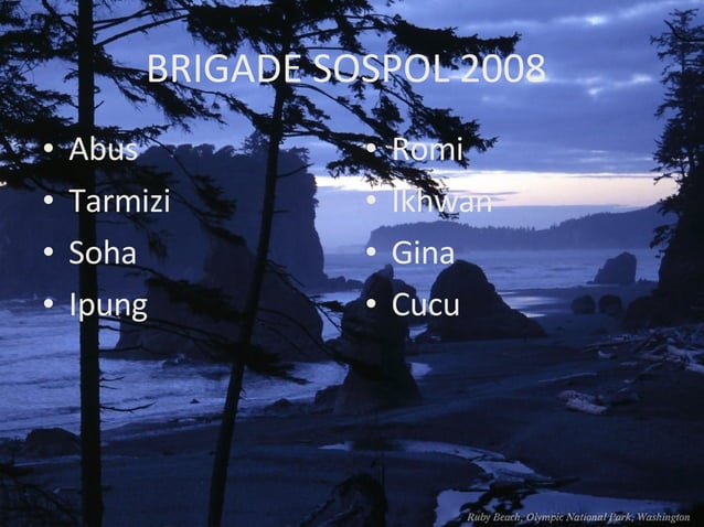 Rencana Kerja Sospol | PPT