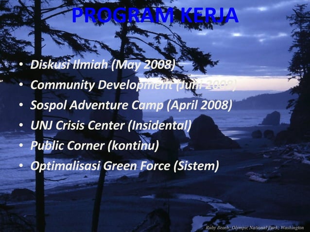 Rencana Kerja Sospol | PPT