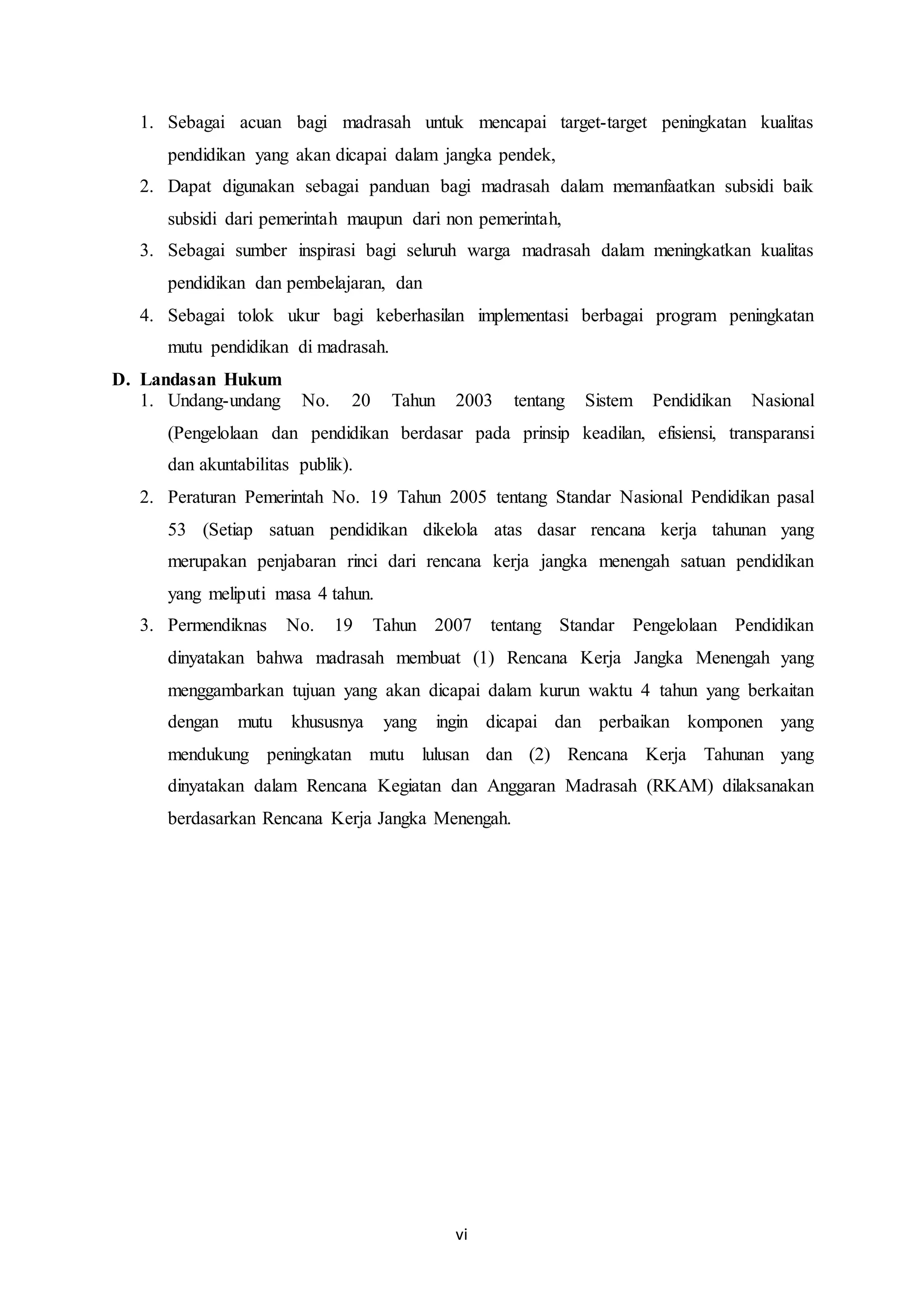 Rencana kerja-tahunan-madrasah | DOCX