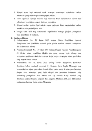 Rencana kerja-tahunan-madrasah | DOCX