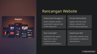 Proposal Rencana-Usaha-Website dan desain | PPTX
