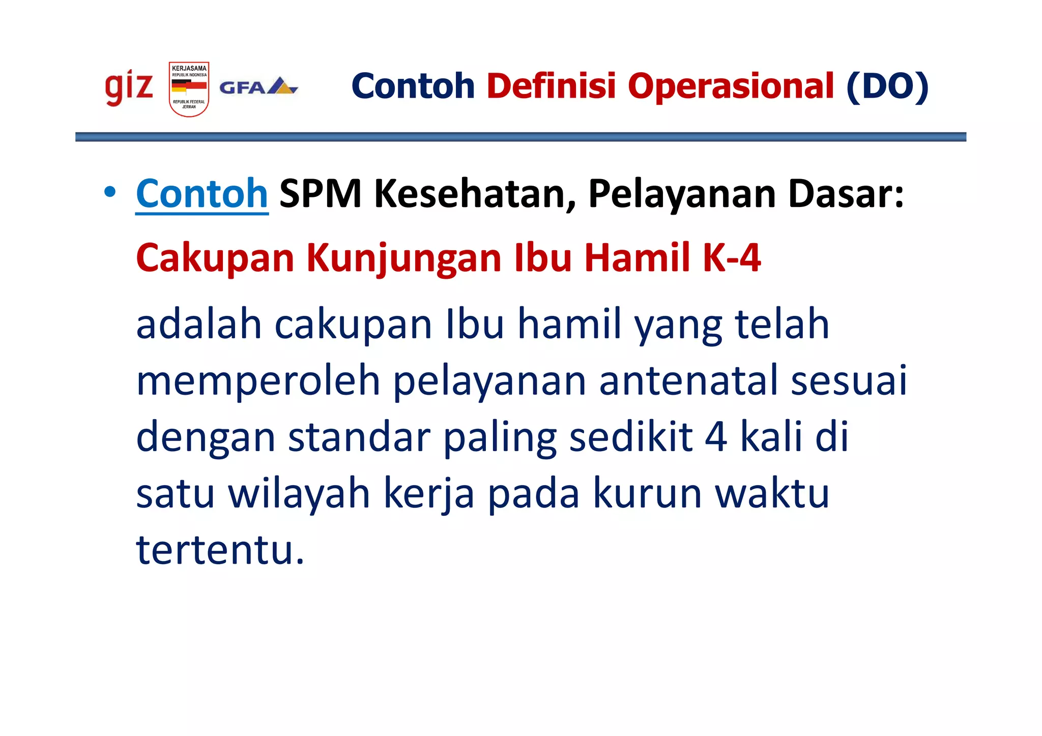 Rencana Aksi penerapan dan pencapaian Standar Pelayanan Minimal SPM | PDF