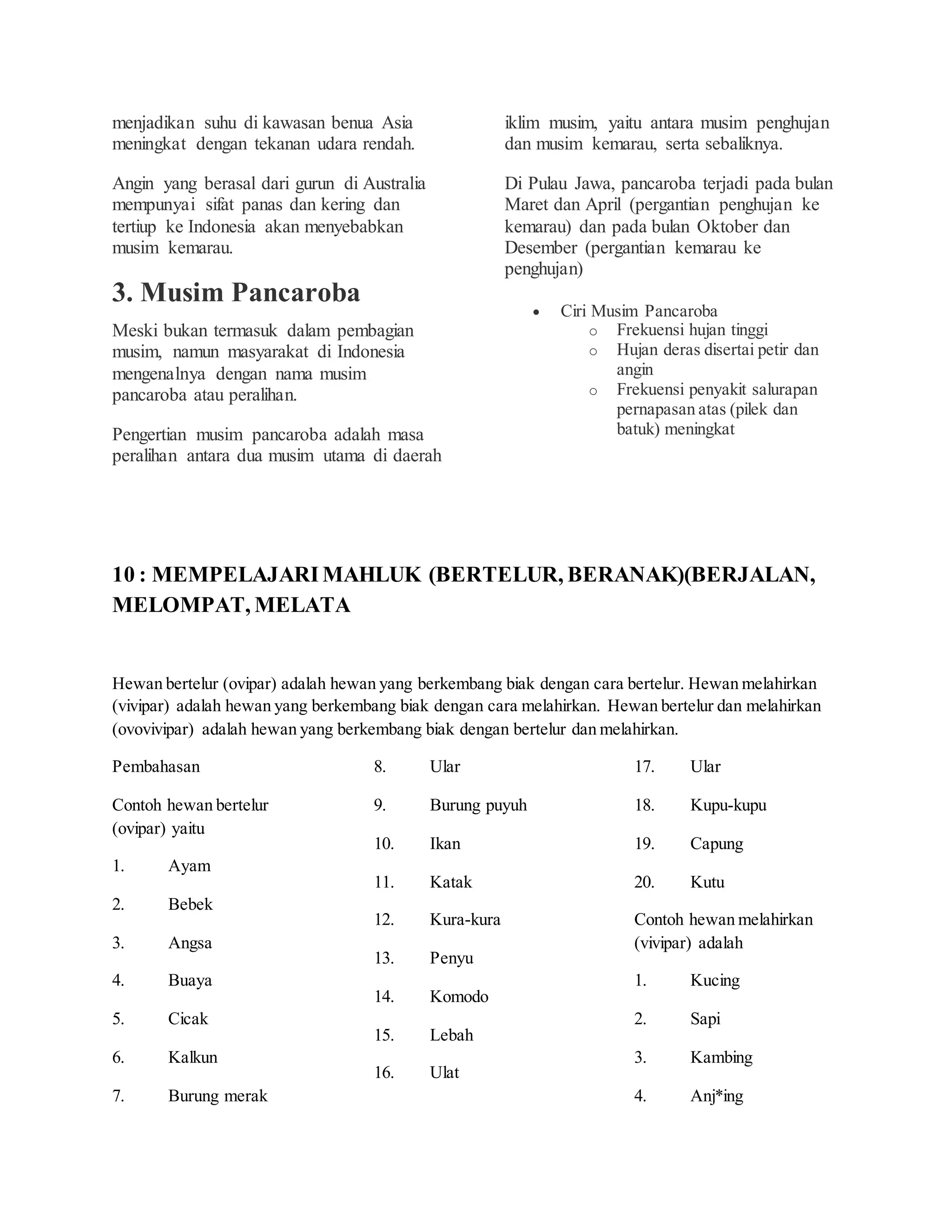 Bahan Ajar & Materi Divisi Pendidikan Kelompok KKN | PDF