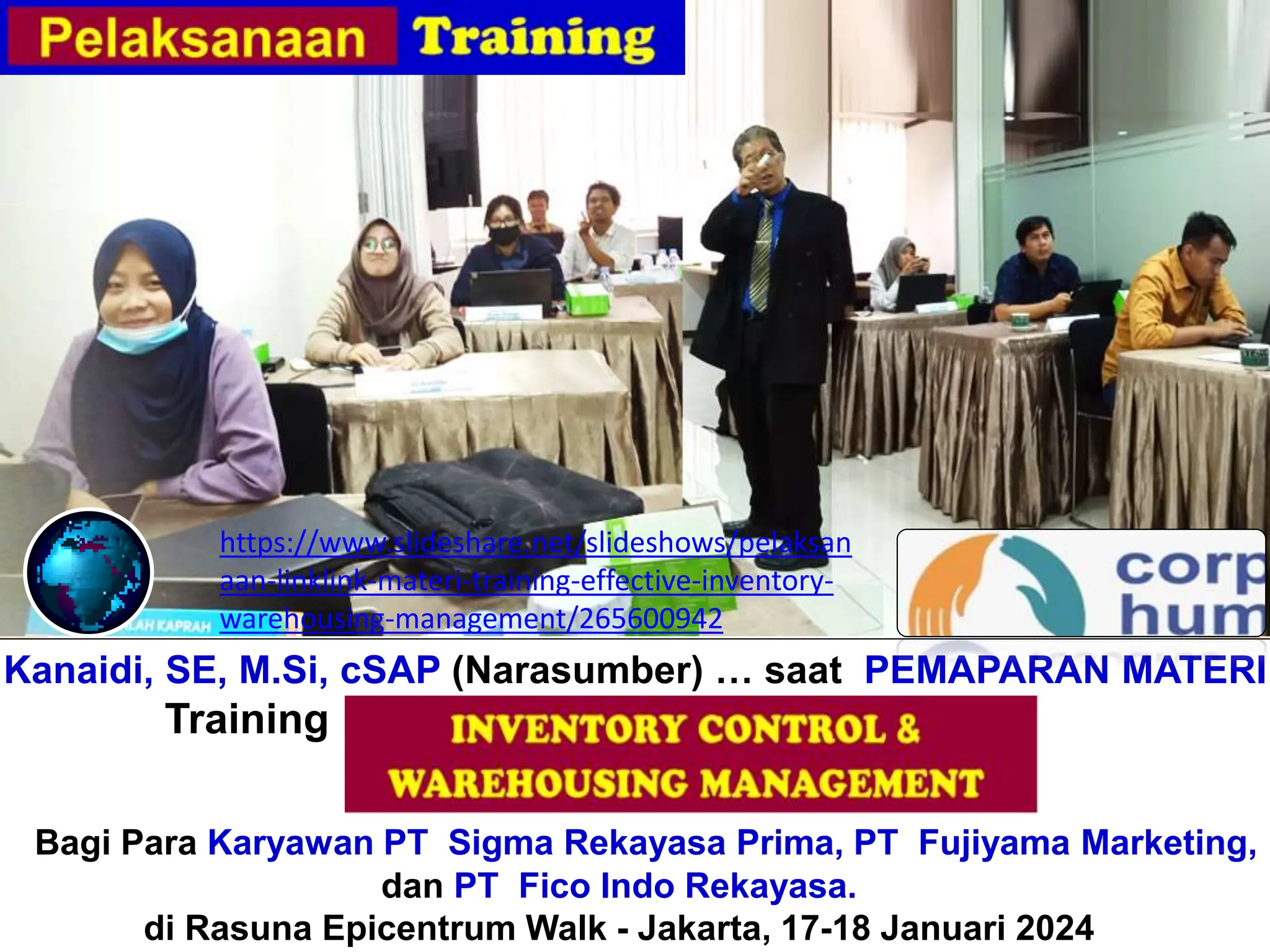 RENCANA Pelaksanaan + Link-Link MATERI Training_ "Effective INVENTORY & WAREHOUSING MANAGEMENT ...