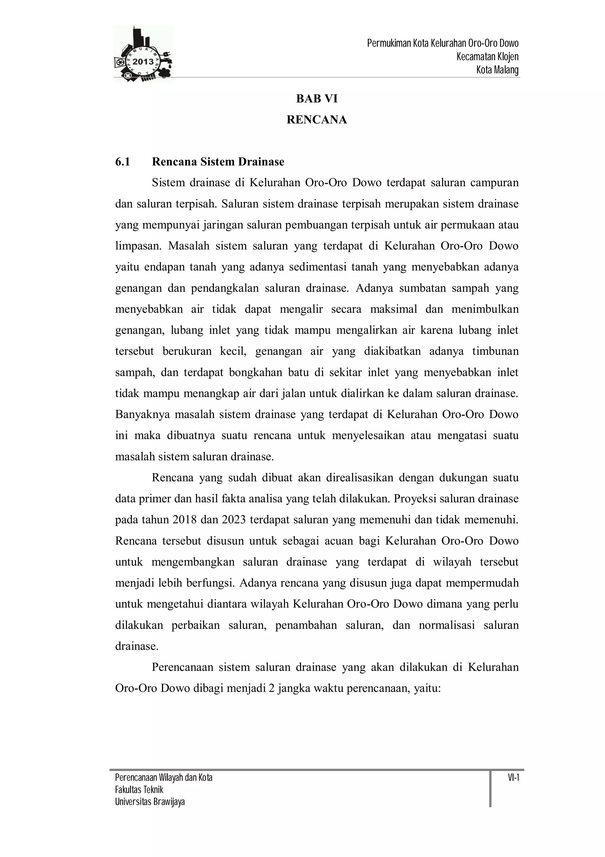 Rencana drainase | PDF