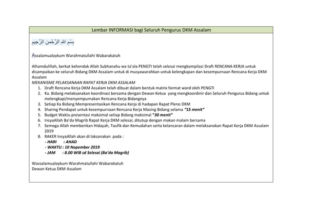 Rencana Kerja Para Bidang DKM ASSALAM.pdf