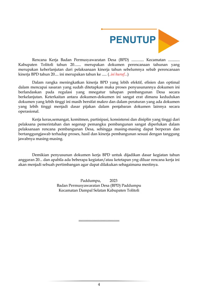 Rencana Kerja BPD.docx