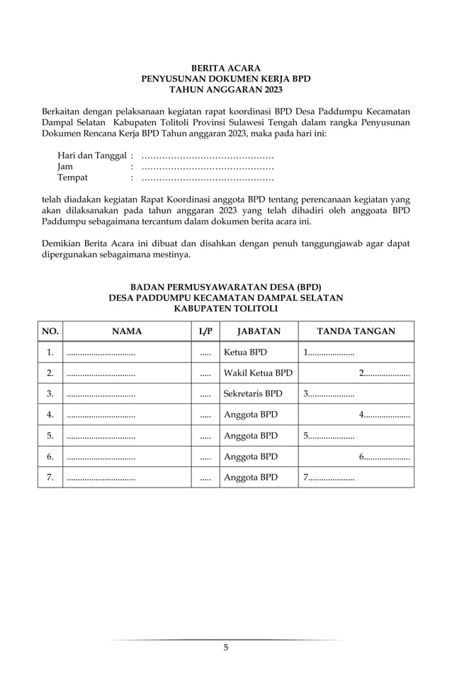 Rencana Kerja BPD.docx