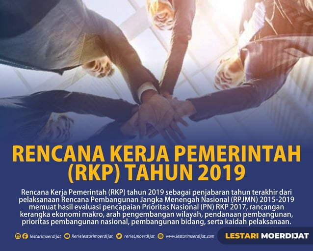 Rencana Kerja Pemerintah (RKP) Tahun 2019 | PDF