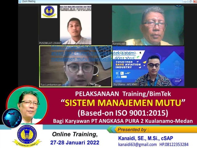 RENCANA + Link2 MATERI Pelatihan _"PEMBEKALAN Awereness SNI_ISO 37001 (SMAP = Sistem Manajemen ...
