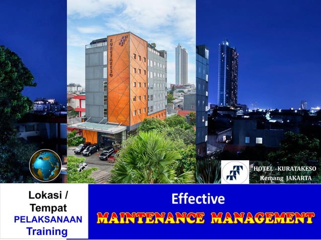 RENCANA & Link2 MATERI Training_ "Effective MAINTENANCE MANAGEMENT". | PPTX