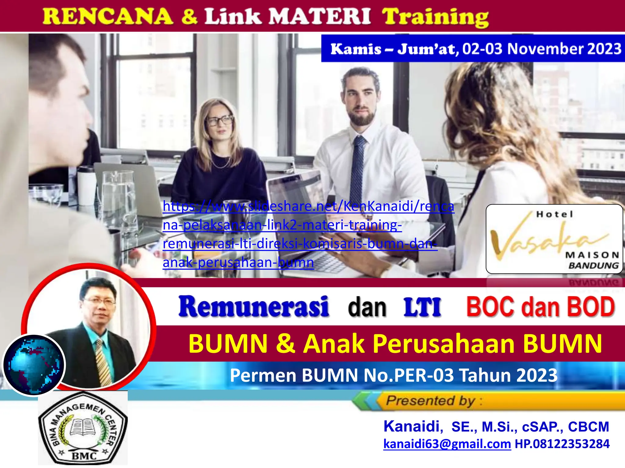 RENCANA Pelaksanaan + Link2 MATERI Training _"(KETENTUAN TERBARU) Penetapan & Perhitungan ...