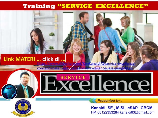 RENCANA & Link2 MATERI Training _"SERVICE EXCELLENCE" _di Rumah Sakit ...