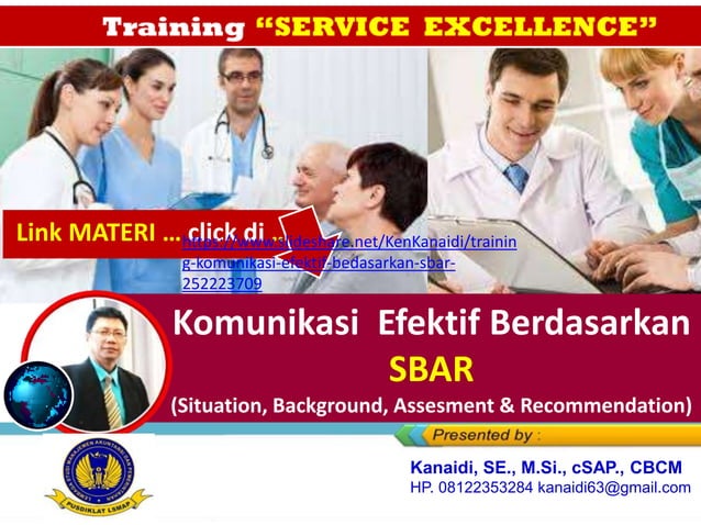 RENCANA & Link2 MATERI Training _"SERVICE EXCELLENCE" _di Rumah Sakit ...