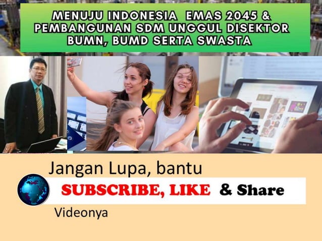 RENCANA & Link2 MATERI Workshop _"Implementasi Ide Pembangunan SDM_INDONESIA EMAS 2045". | PPTX