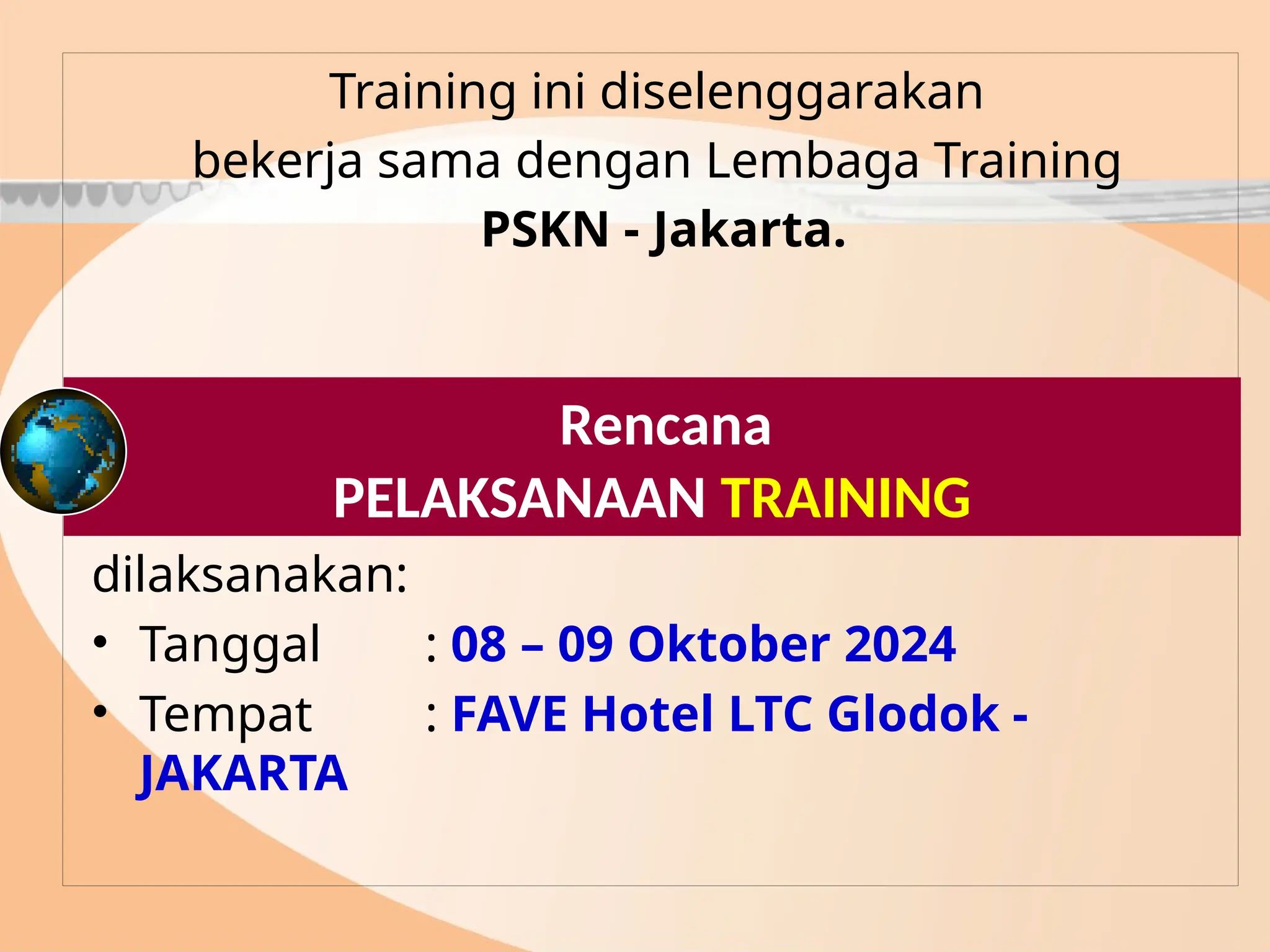 Rencana PELAKSANAAN + Link-Link MATERI Training_ "QUALITY ASSURANCE and ...