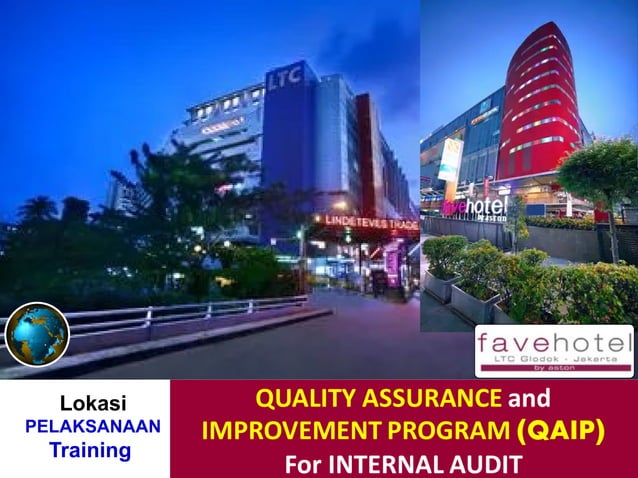 Rencana PELAKSANAAN + Link-Link MATERI Training_ "QUALITY ASSURANCE and ...