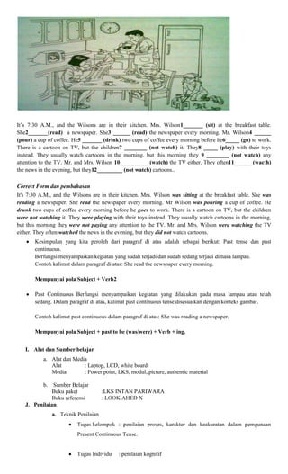 Rencana pelaksanaan pembelajara | DOCX