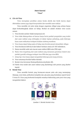 Rencana pelaksanaan pembelajaran virus SMA Kelas 1 | PDF
