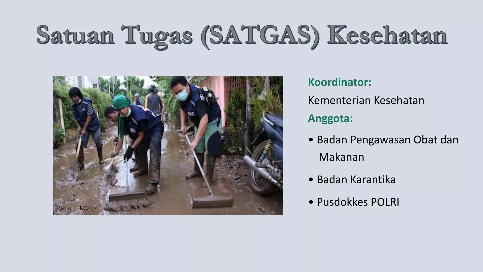 RENCANA PENANGGULANGAN KEDARURATAN BENCANA RPKB (NATIONAL DISASTER ...