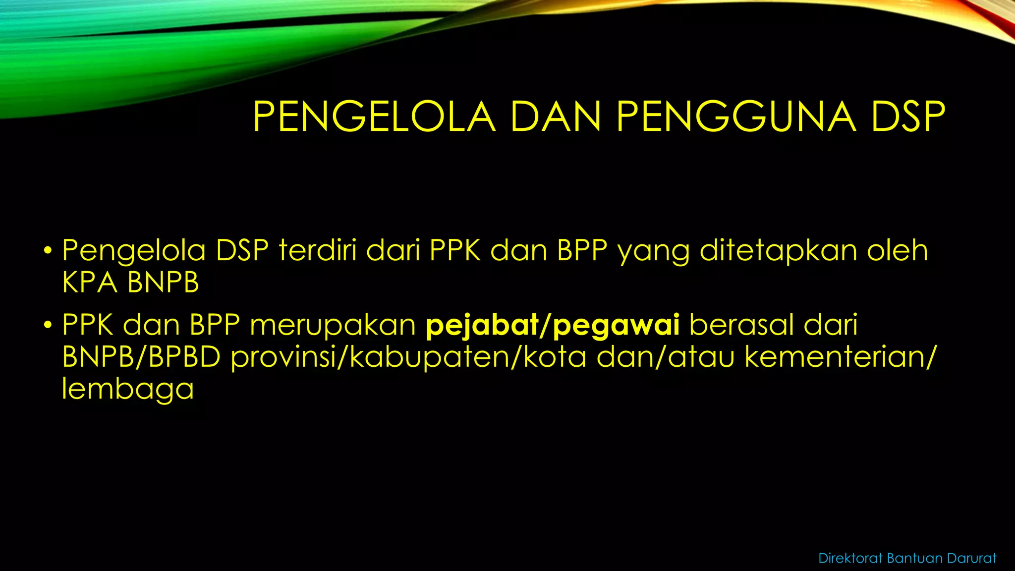 RENCANA PENANGGULANGAN KEDARURATAN BENCANA RPKB (NATIONAL DISASTER ...