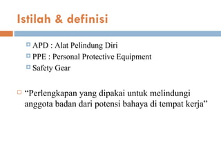 Rencana penerapan APD | PPT