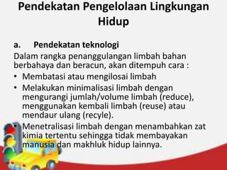 Rencana pengelolaan lingkungan | PPTX