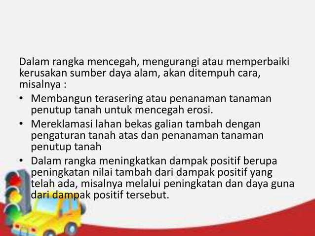 Rencana pengelolaan lingkungan | PPTX