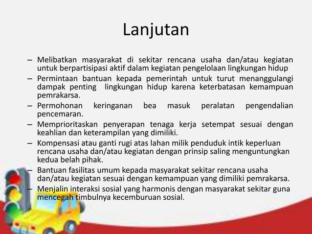 Rencana pengelolaan lingkungan | PPTX