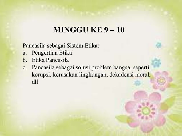 Rencana perkuliahan | PPTX