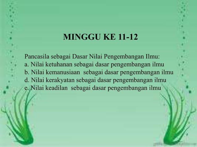 Rencana perkuliahan | PPTX