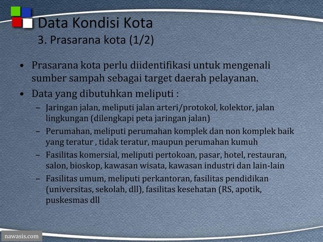 Proses Penyusunan Perencanaan Sistem Pengelolaan Persampahan (bagian 1/ ...