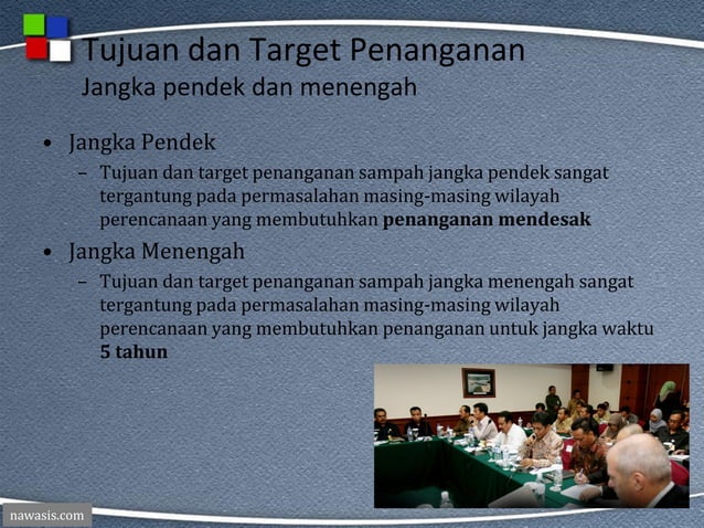 Proses Penyusunan Perencanaan Sistem Pengelolaan Persampahan (bagian 2/ ...