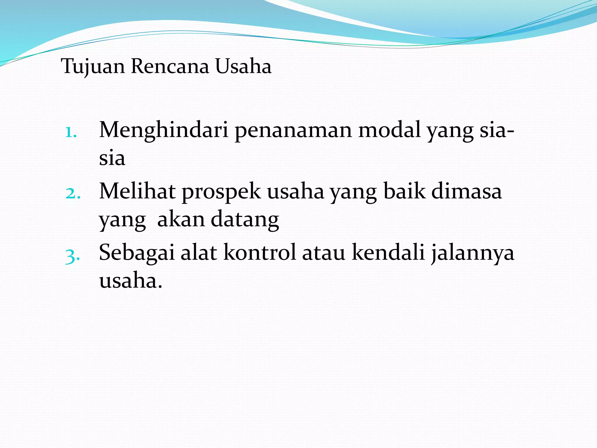 Rencana usaha | PPT