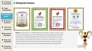 Renchi latest company profile | PPT