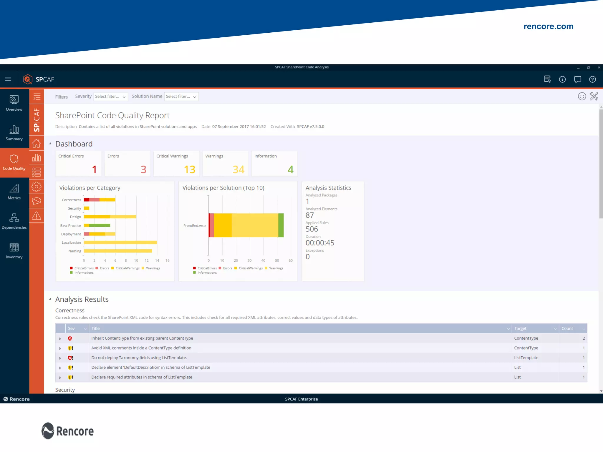 Healthy SharePoint Environment with Rencore | PPT