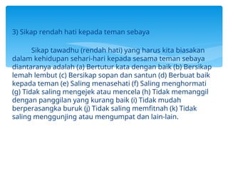 RENDAH_HATI.ppt merupakan keutamaan spritual | PPT