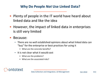 Data Collection and Integration, Linked Data Management | PDF | Databases | Computer Software ...