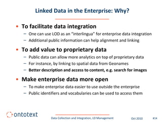 Data Collection and Integration, Linked Data Management | PDF ...