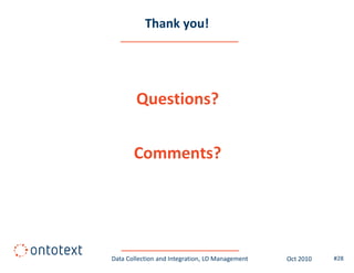Data Collection and Integration, Linked Data Management | PDF | Databases | Computer Software ...