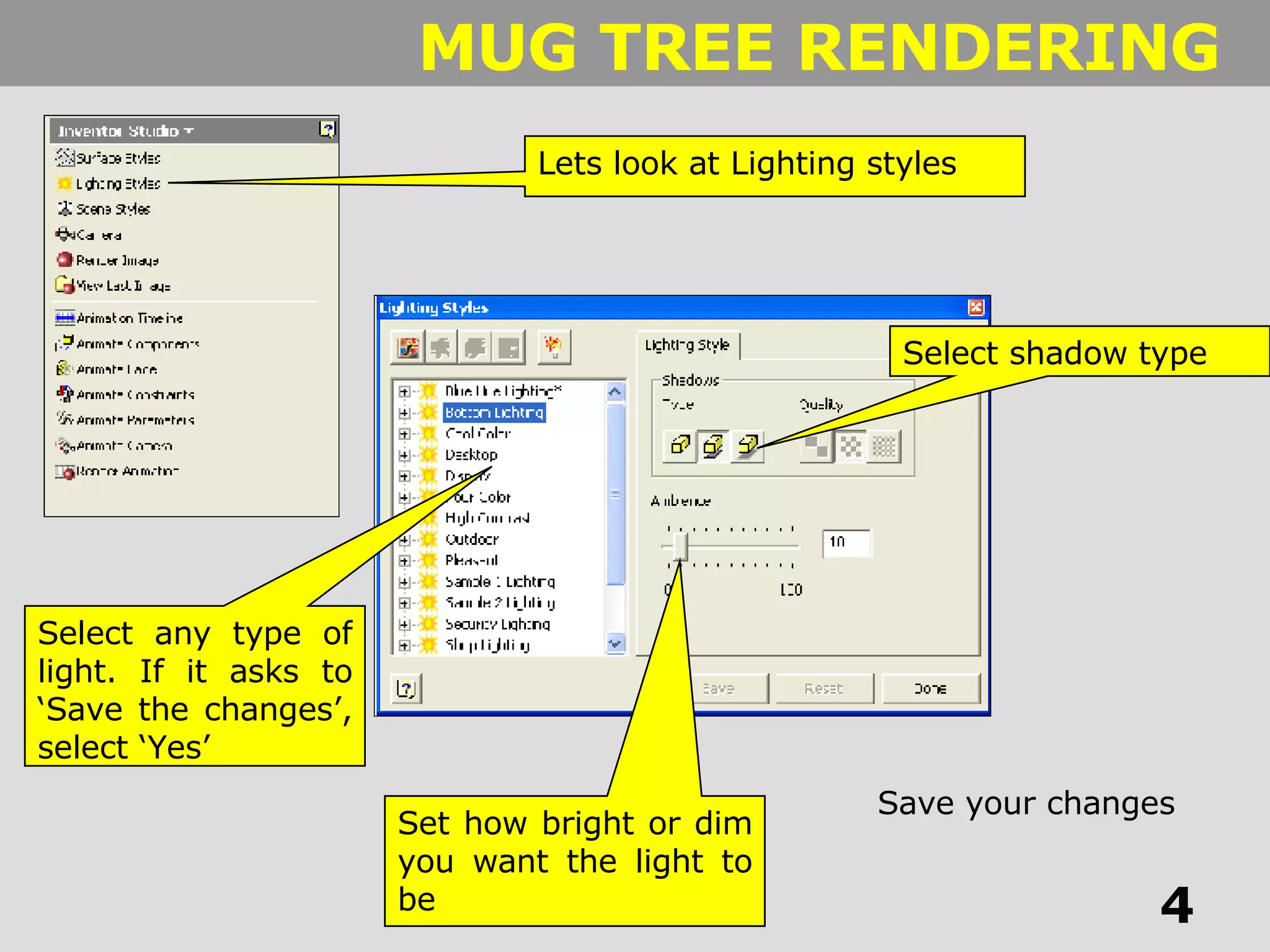 Rendering the MugTree with AutoDesk Inventor | PPT