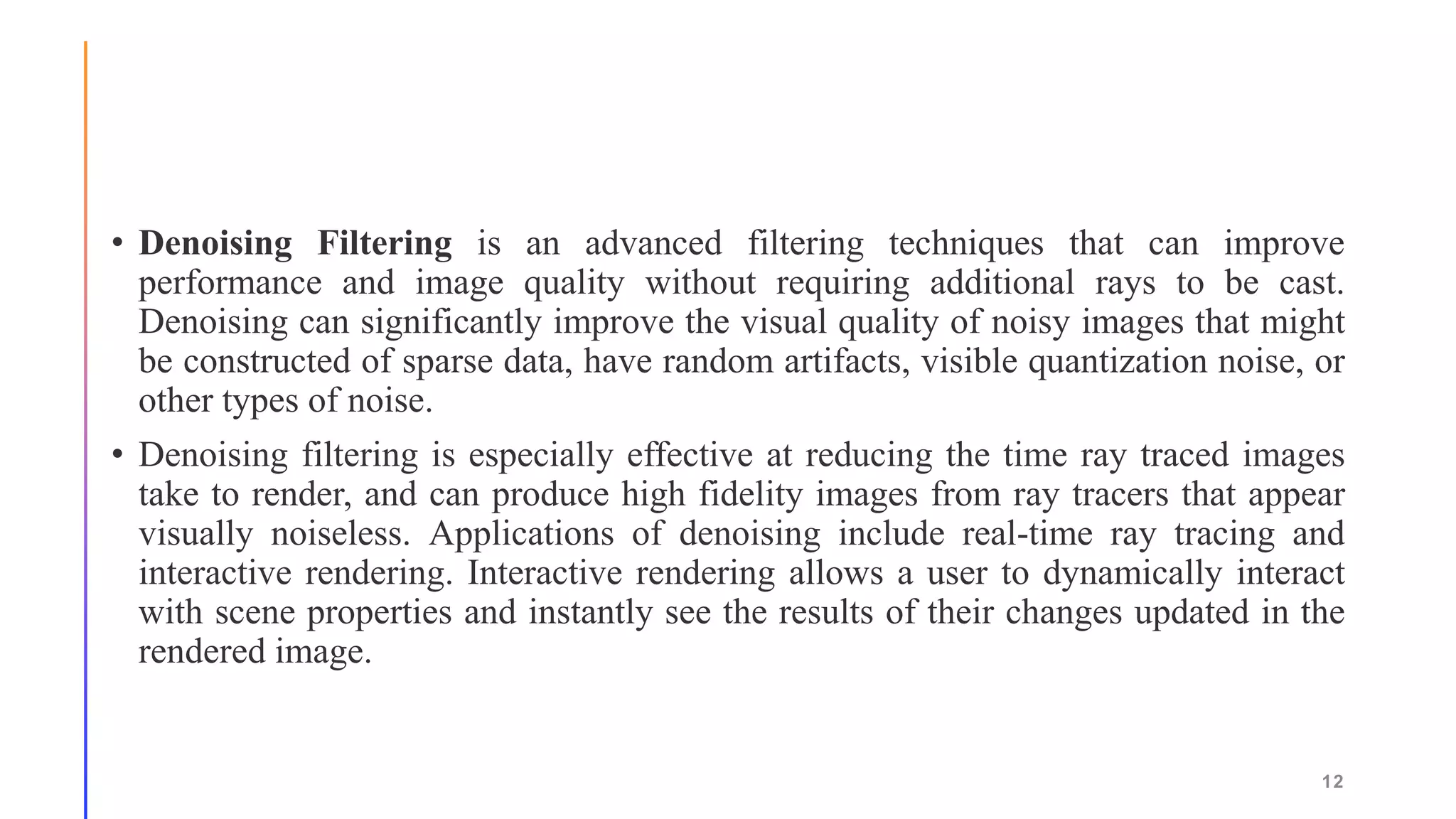 Rendering Algorithmspptx 3 D Graphics Computer Software And