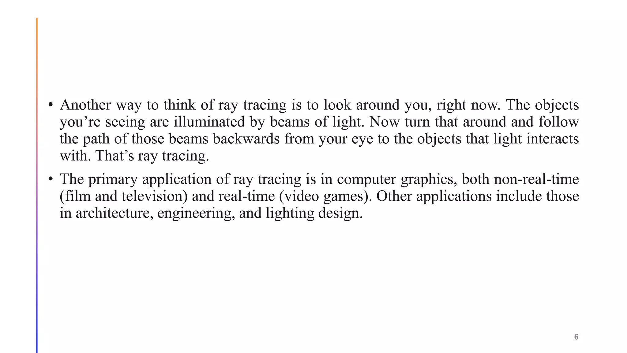 Rendering Algorithmspptx 3 D Graphics Computer Software And