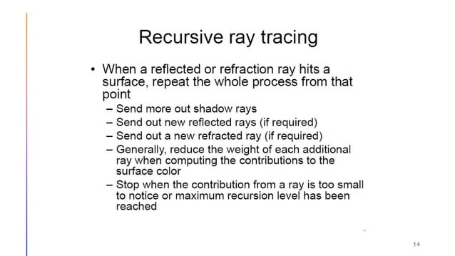 Rendering Algorithmspptx 3 D Graphics Computer Software And