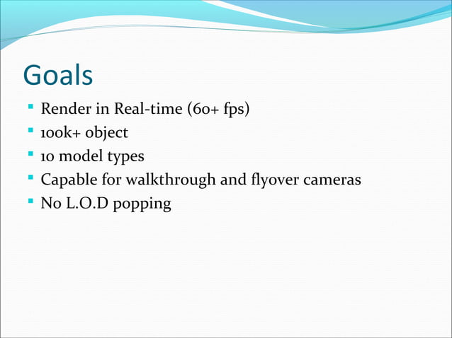 Rendering dense forest scenes in real time | PPT | 3-D Graphics | Computer Software and Applications