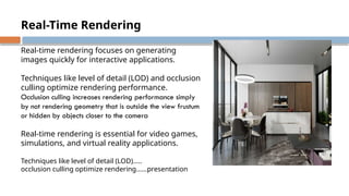 Rendering In Graphics.pptxgdhkkurdjkkdg | PPTX