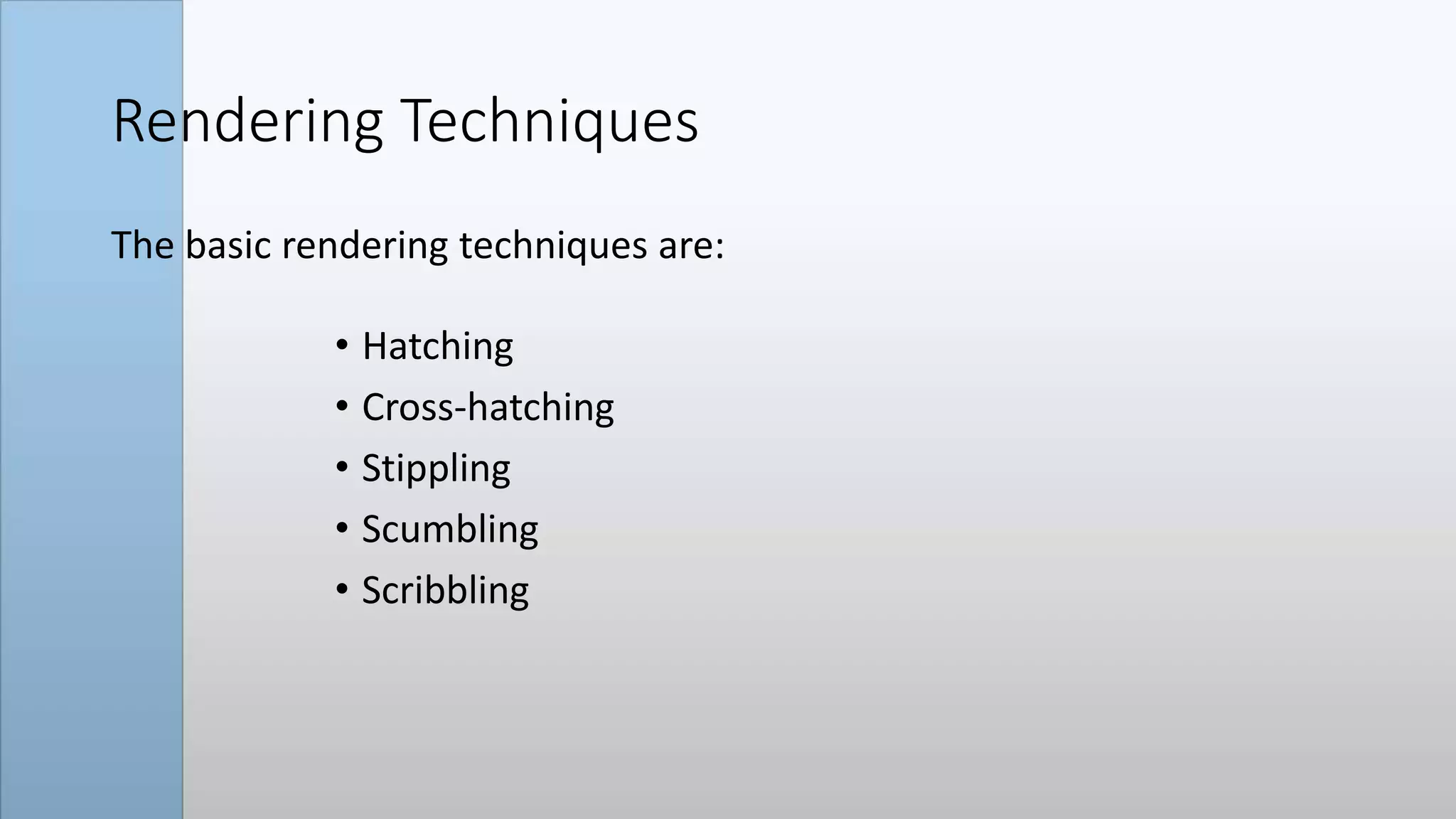 RENDERING TECHNIQUES.pptx