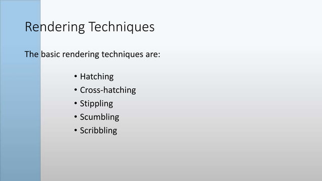 RENDERING TECHNIQUES.pptx
