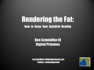 Rendering The Fat | PPTX | Computing | Technology & Computing