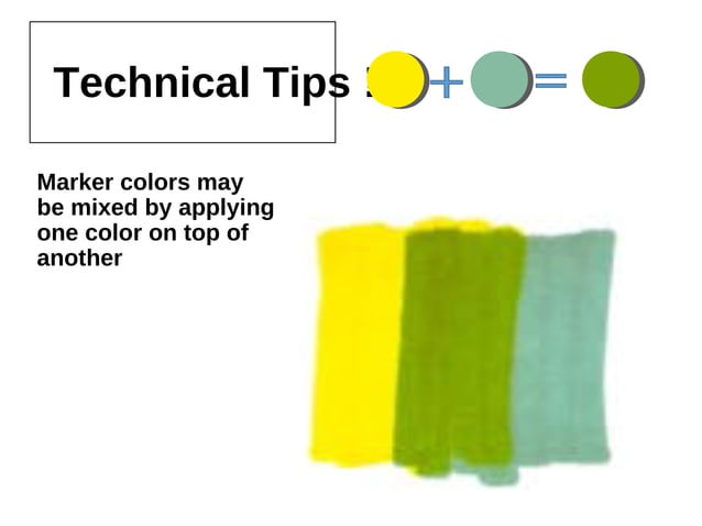 Rendering with markers | PDF | Drawing and Sketching | Arts and Crafts